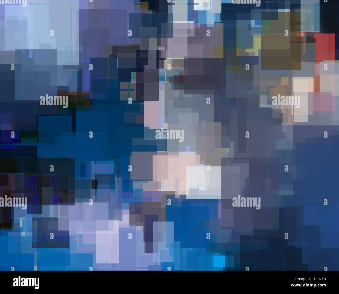 Abstract geometric background. Soft blue tints Stock Photo - Alamy