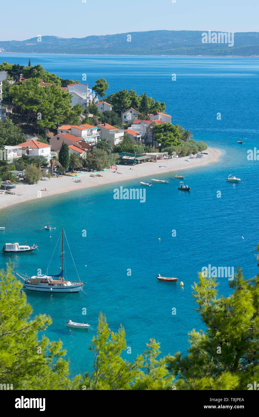 Kroatien, Dalmatien, Ortschaft Stanici südlich von Omis Stock Photo - Alamy