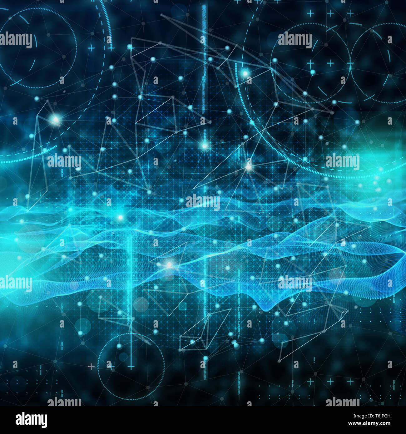 Abstract Techno Wallpaper