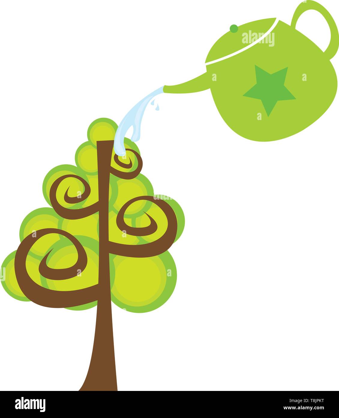 Watering Can Cartoon High Resolution Stock Photography and Images - Alamy