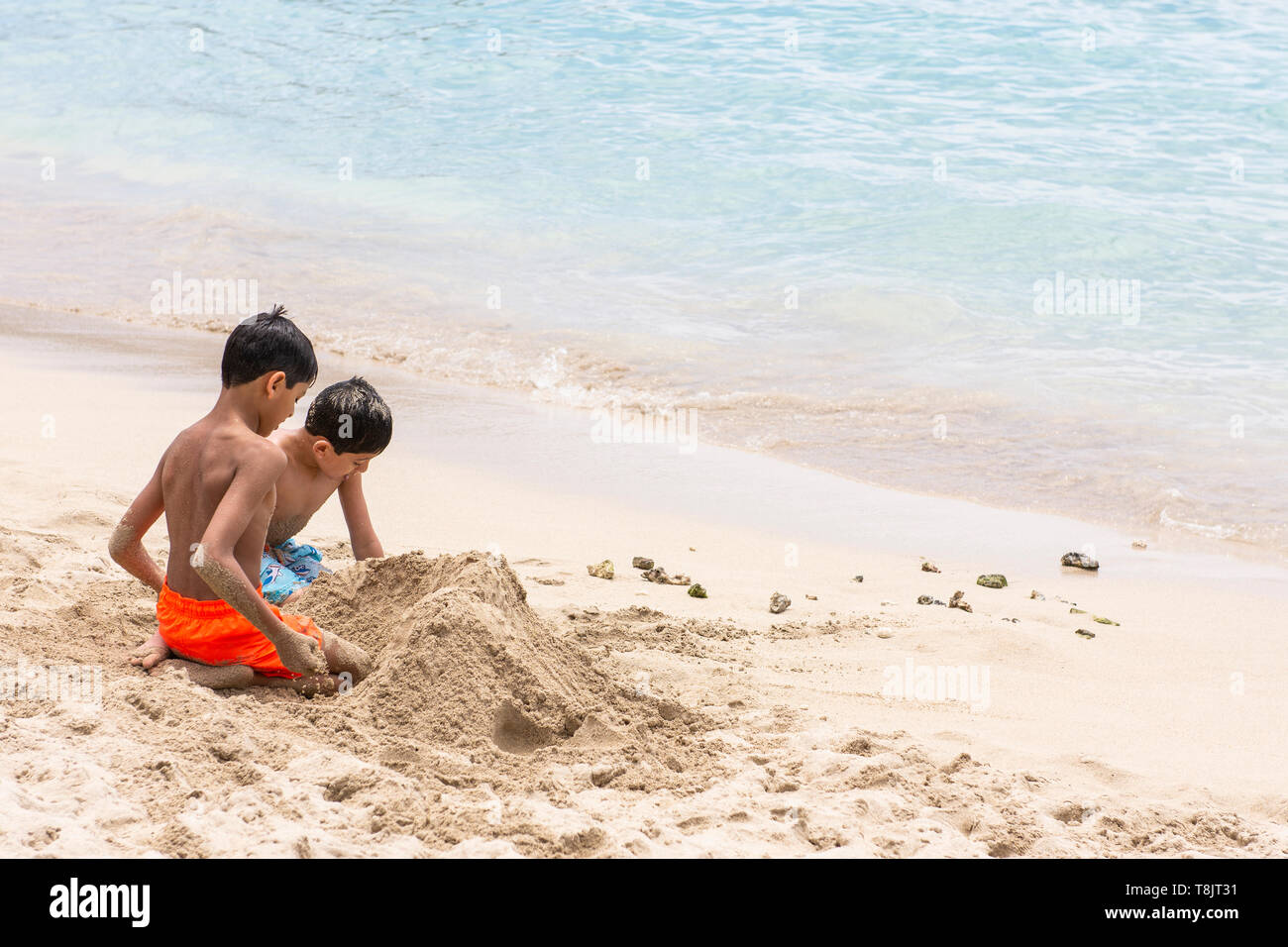 Building Sandcastles Building Sandcastle High Resolution Stock ...