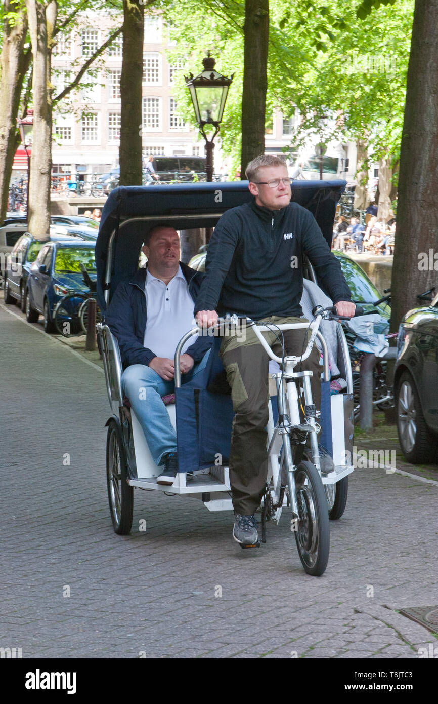 Rickshaw in Amsterdam Stock Photo - Alamy