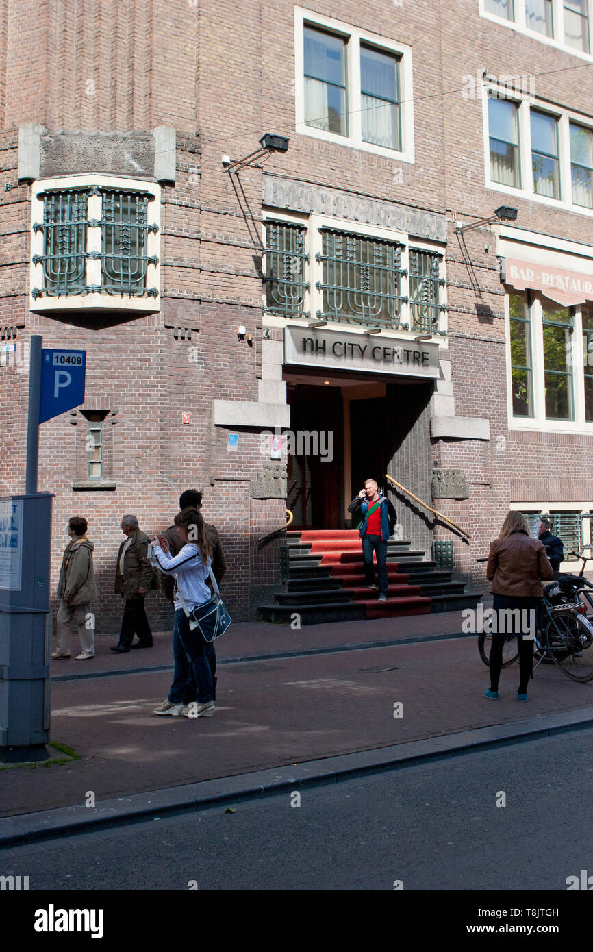 NH City Centre Hotel entrance in Amsterdam Stock Photo - Alamy