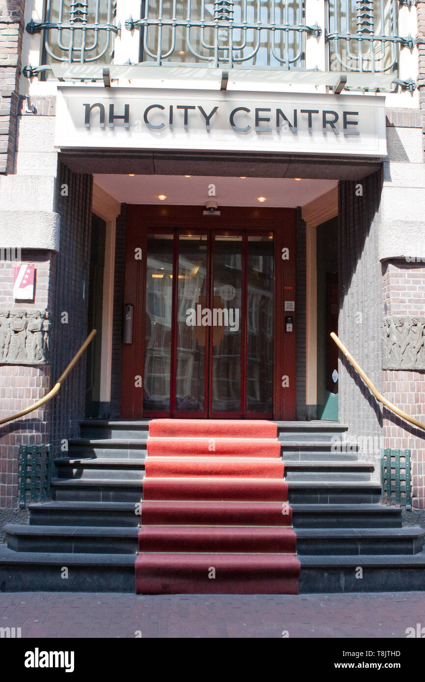 NH City Centre Hotel entrance in Amsterdam Stock Photo - Alamy