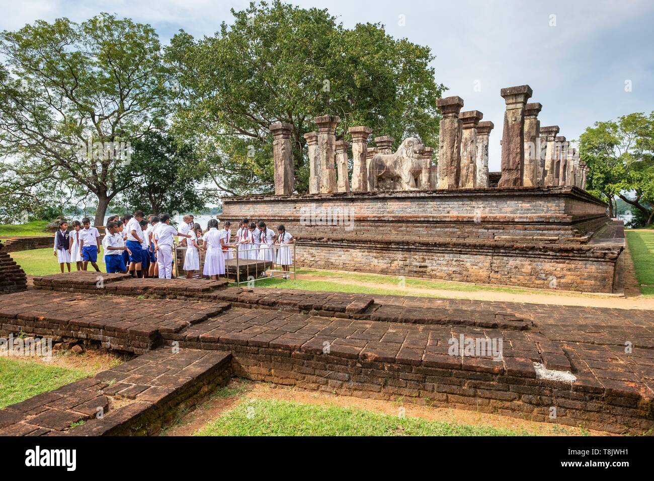 Sri Lanka, North Central Province, archeological site of Polonnaruwa ...