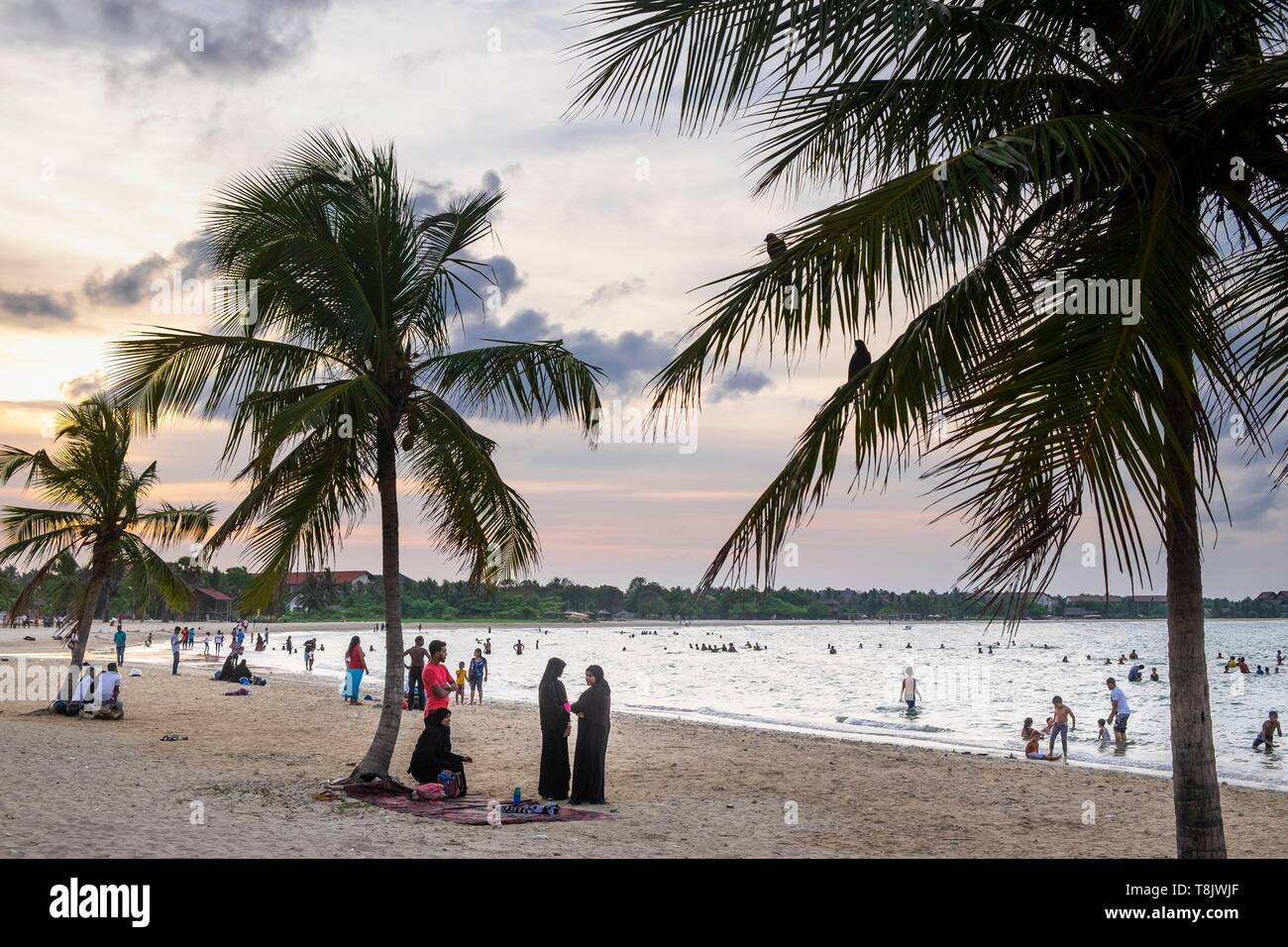 Sri Lanka, Eastern province, Passikudah, Passikudah beach Stock Photo ...