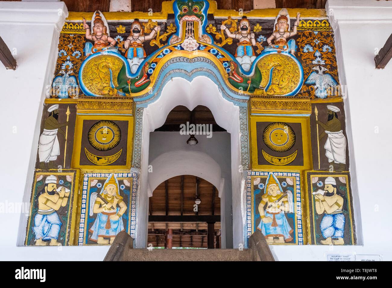 Sri Lanka, Central province, Kandy, a World Heritage Site, Hindu temple ...