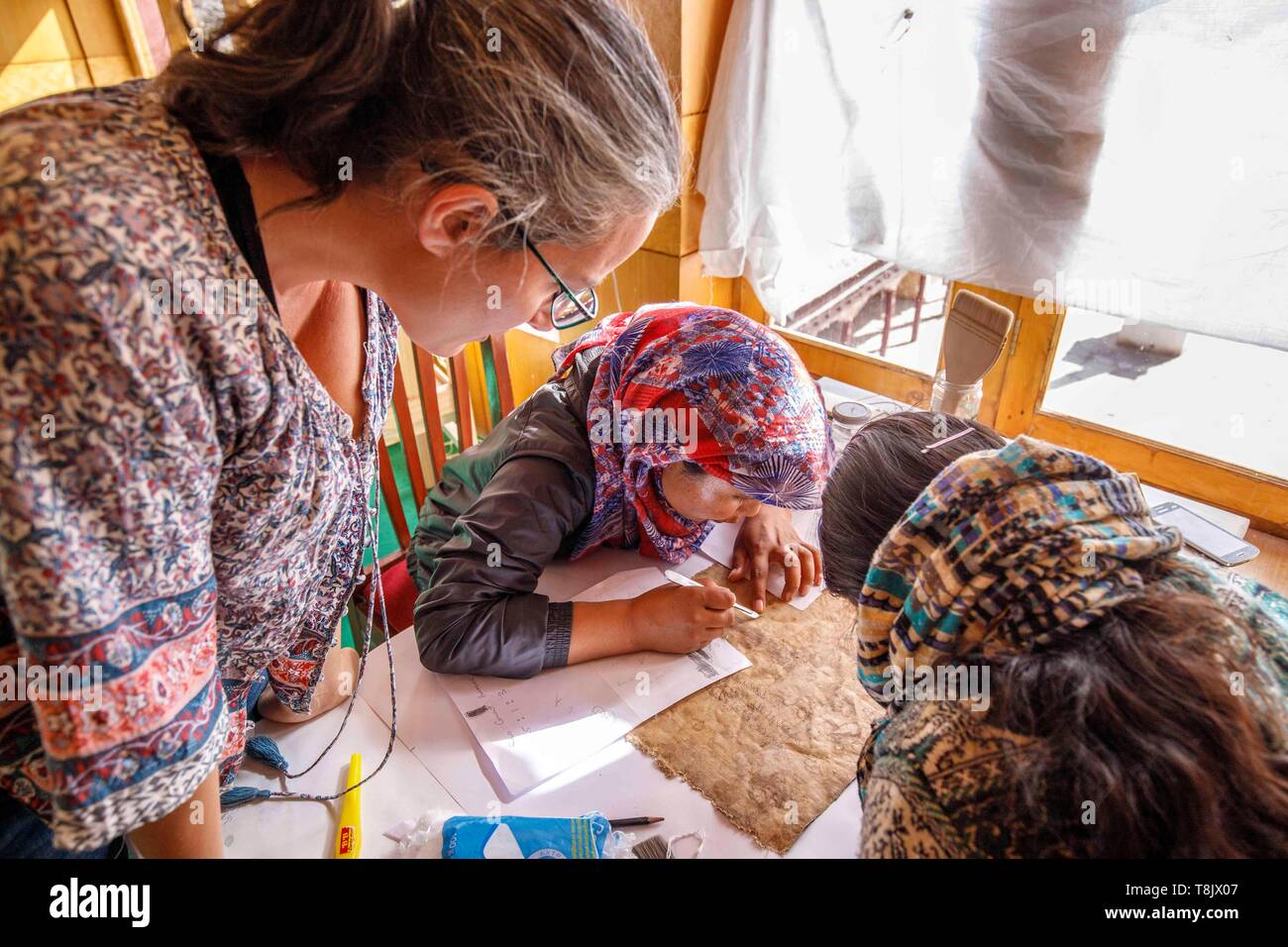 India, state of Jammu and Kashmir, Himalaya, Ladakh, Indus valley ...