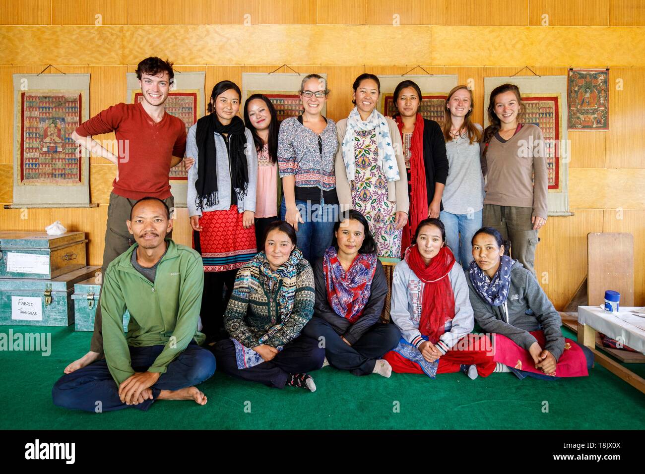 India, state of Jammu and Kashmir, Himalaya, Ladakh, Indus valley ...