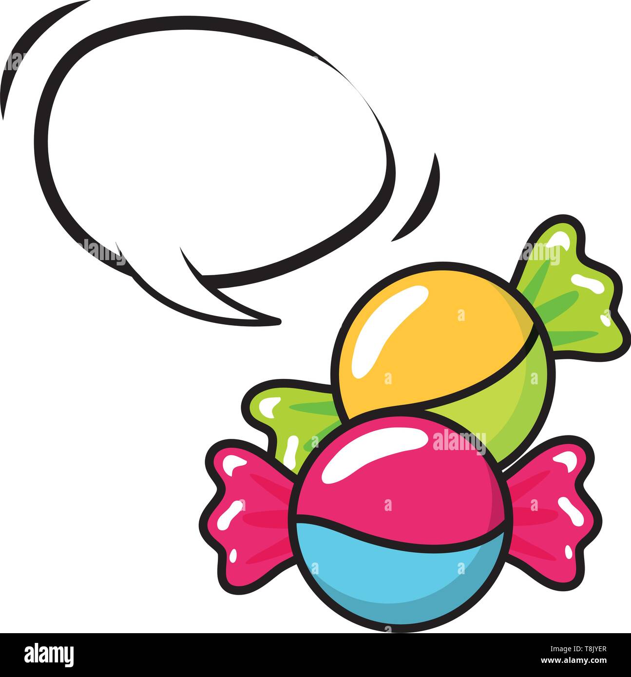 pop art elements Stock Vector Image & Art - Alamy