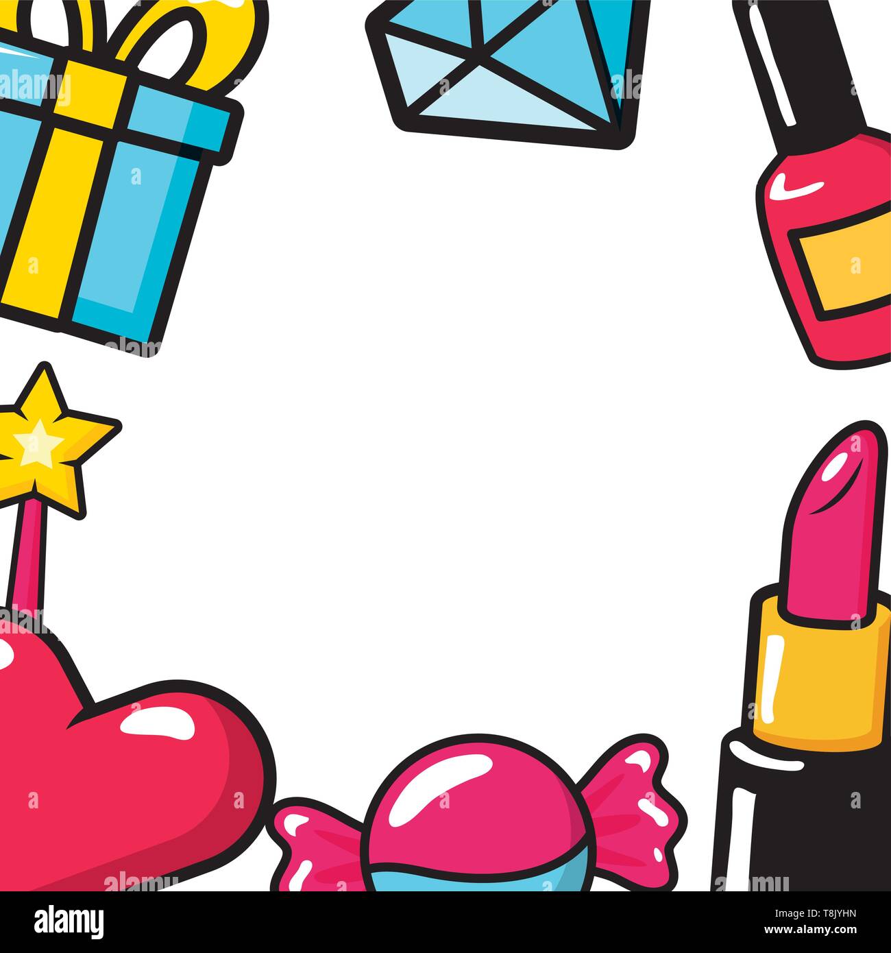 pop art elements Stock Vector Image & Art - Alamy