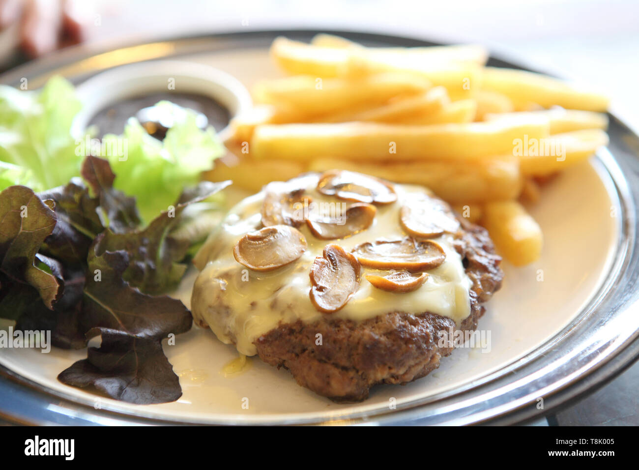 Burger steak hi-res stock photography and images - Alamy