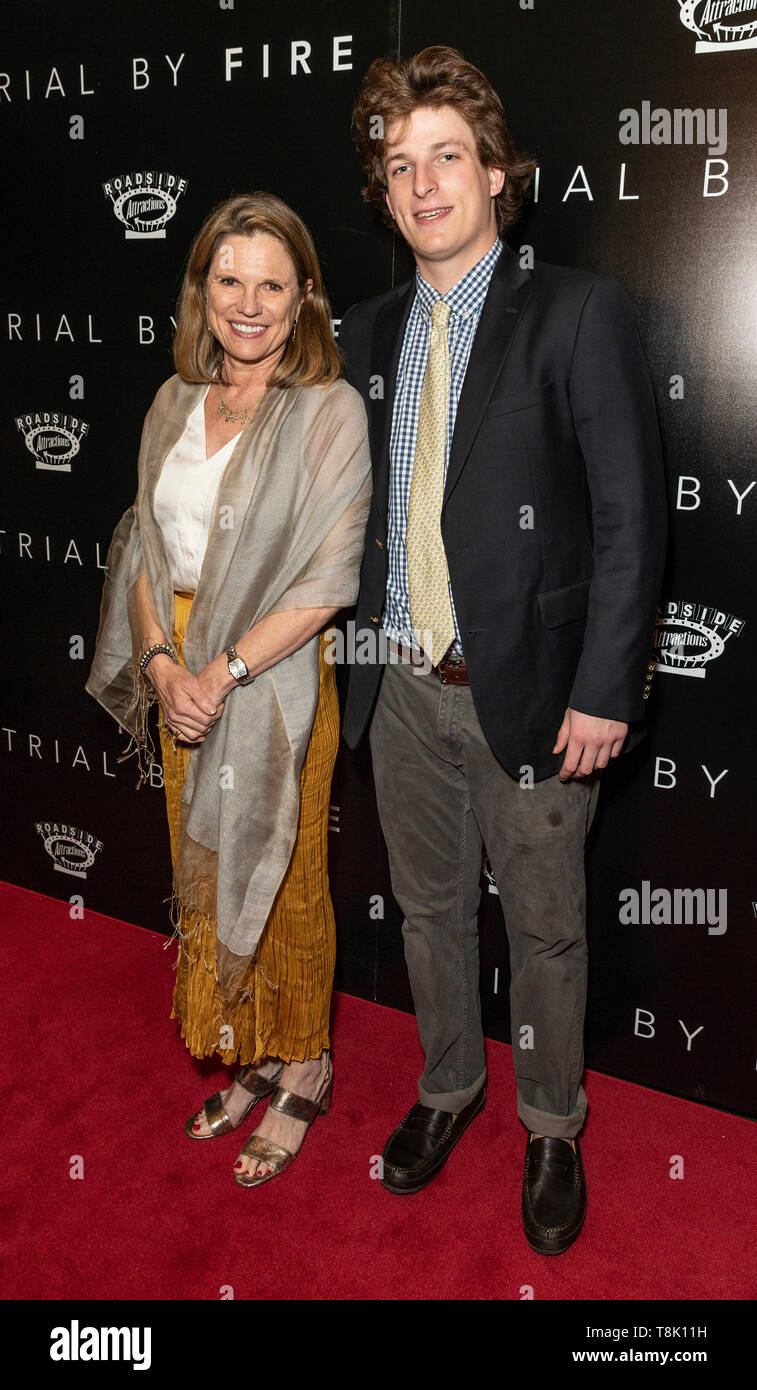 New York, NY - May 13, 2019: Allyn Stewart and guest attend Trial by ...