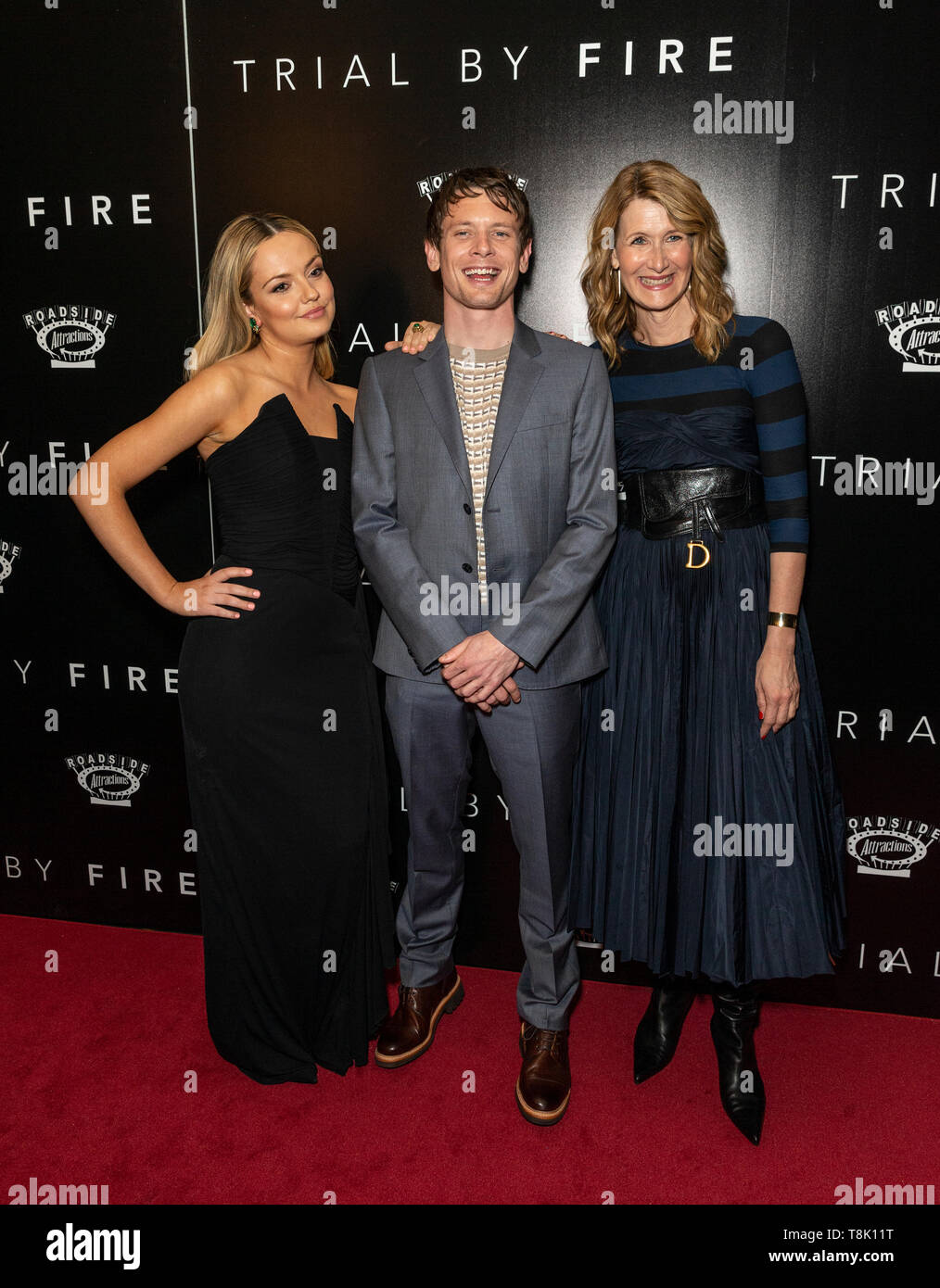 New York, NY - May 13, 2019: Emily Meade, Jack O'Connell, Laura Dern ...