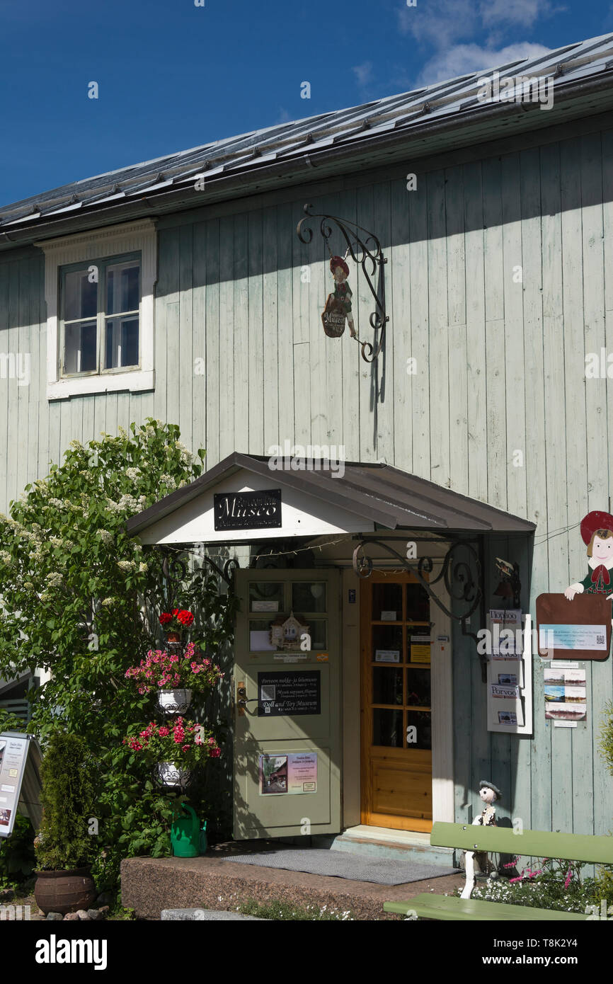 Porvoo Doll and Toy Museum at Jokikatu street in Porvoo Porvoo Finland ...