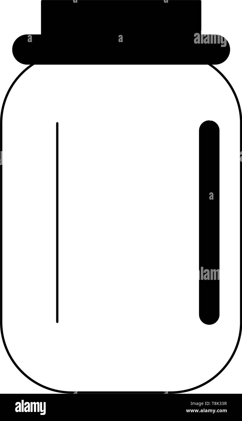 Kitchen glass jar isolated Stock Vector Image & Art - Alamy