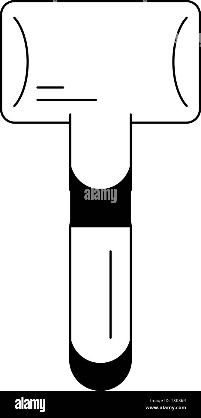 Mallet construction tool Stock Vector Image & Art - Alamy