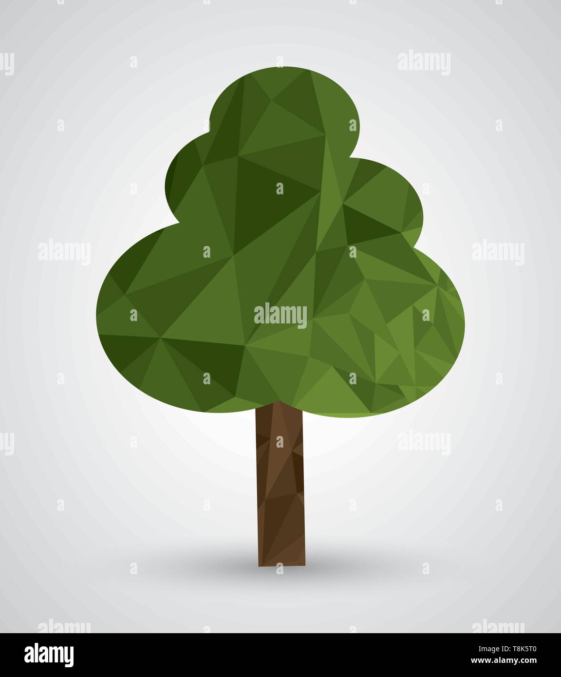 Low Poly tree design Stock Vector Image & Art - Alamy