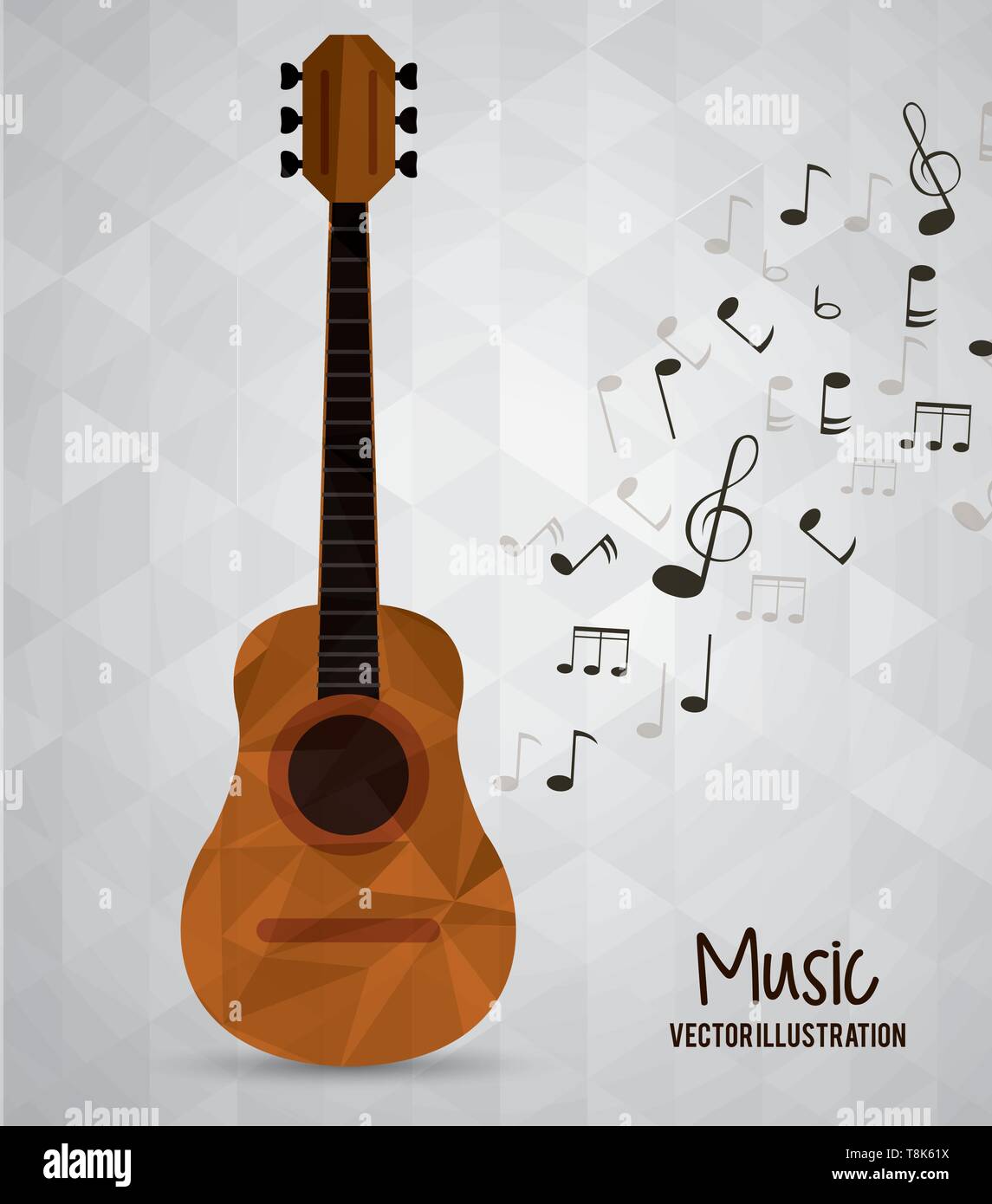 Musical instrument note low Stock Vector Images - Alamy