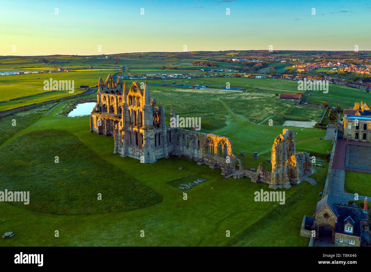 Whitby drone aerial hi-res stock photography and images - Alamy