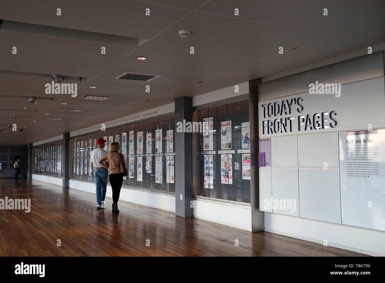 Each day's newspaper front pages from around the world display in the ...