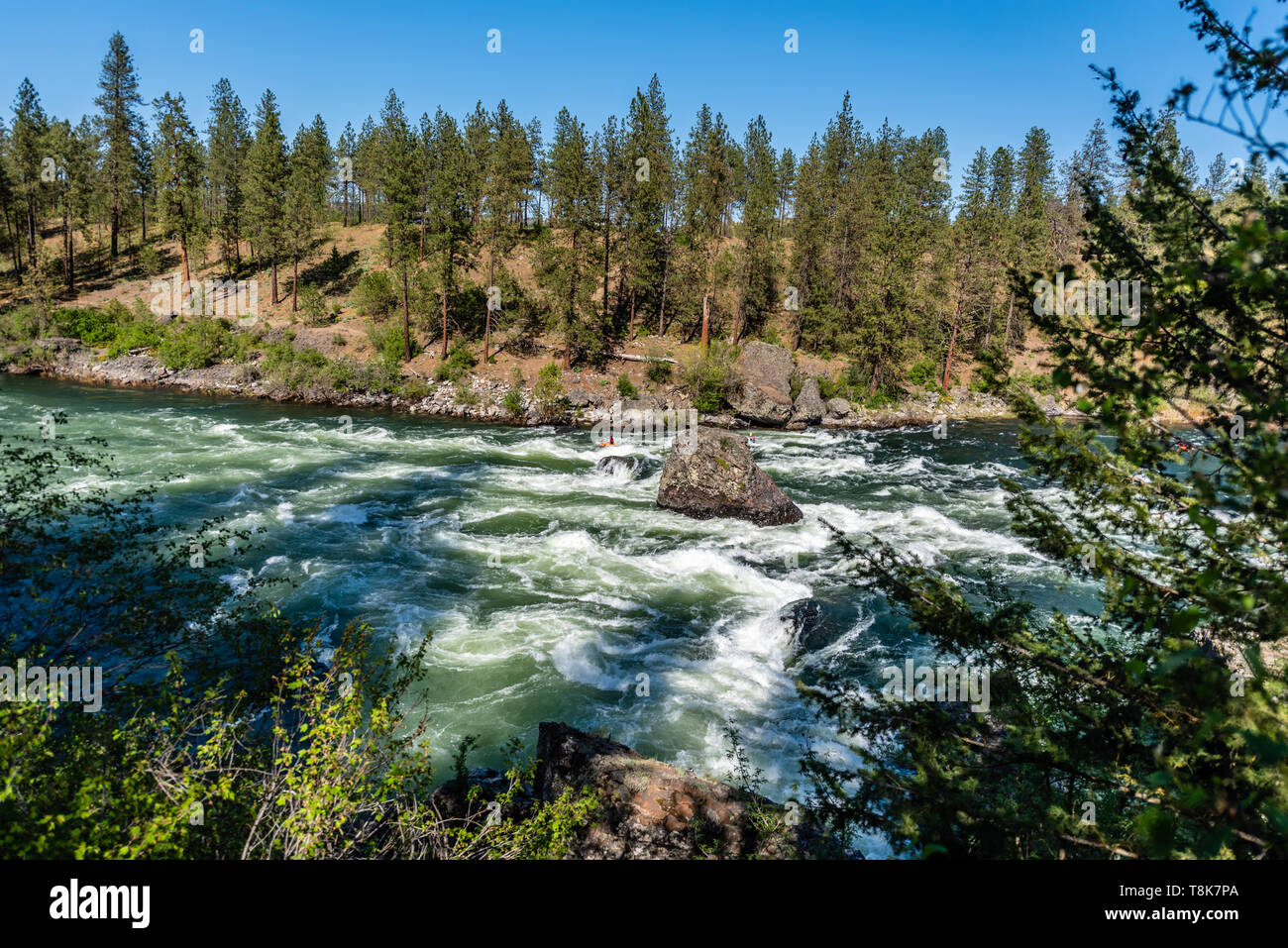 Devil's Toenail Rapids At Riverside State Park Stock Photo - Alamy