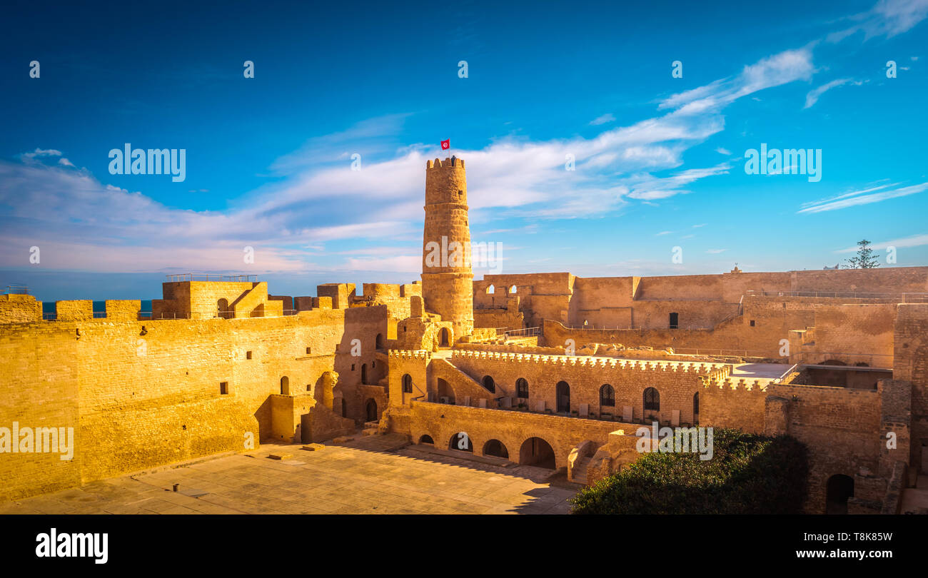 The medieval fortress with its large courtyard is one of the main ...