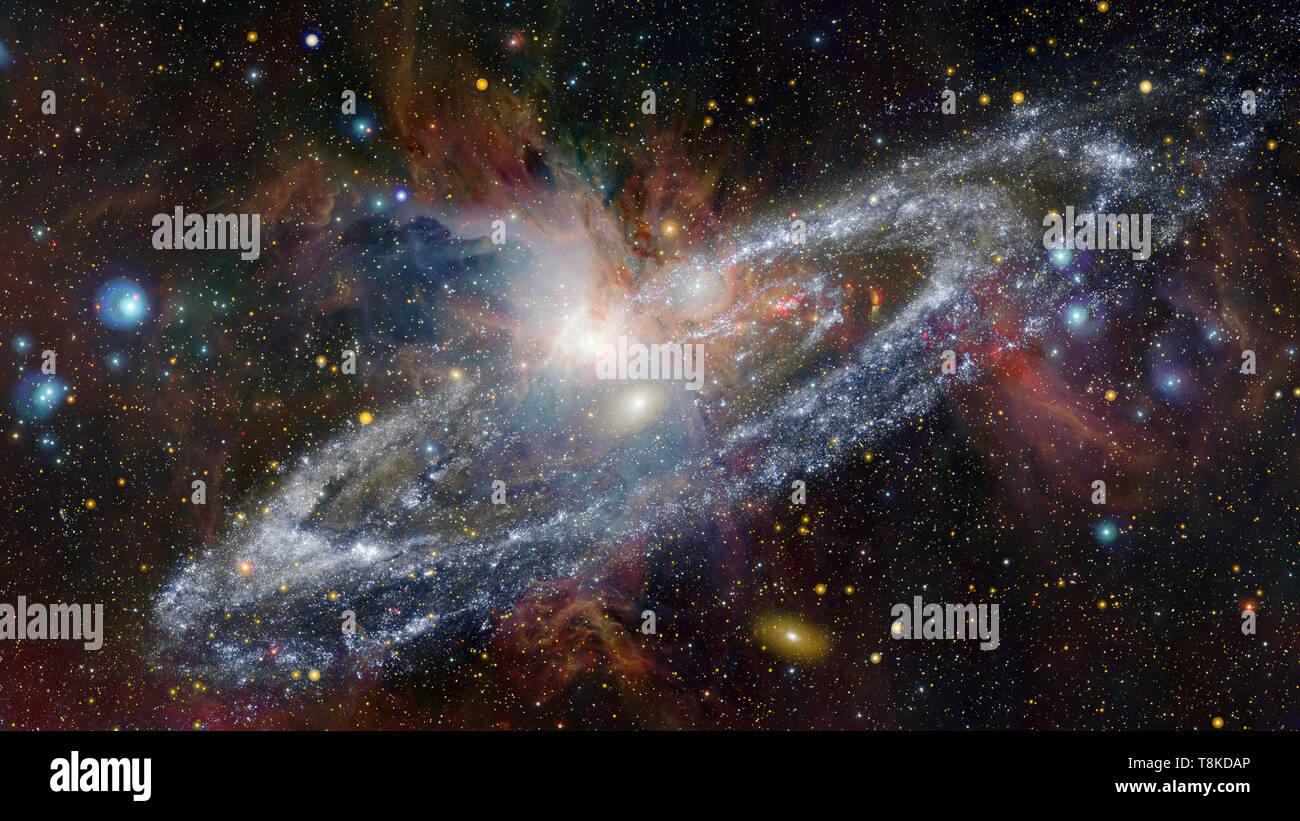 Colorful deep space. Universe concept background. Elements of this ...