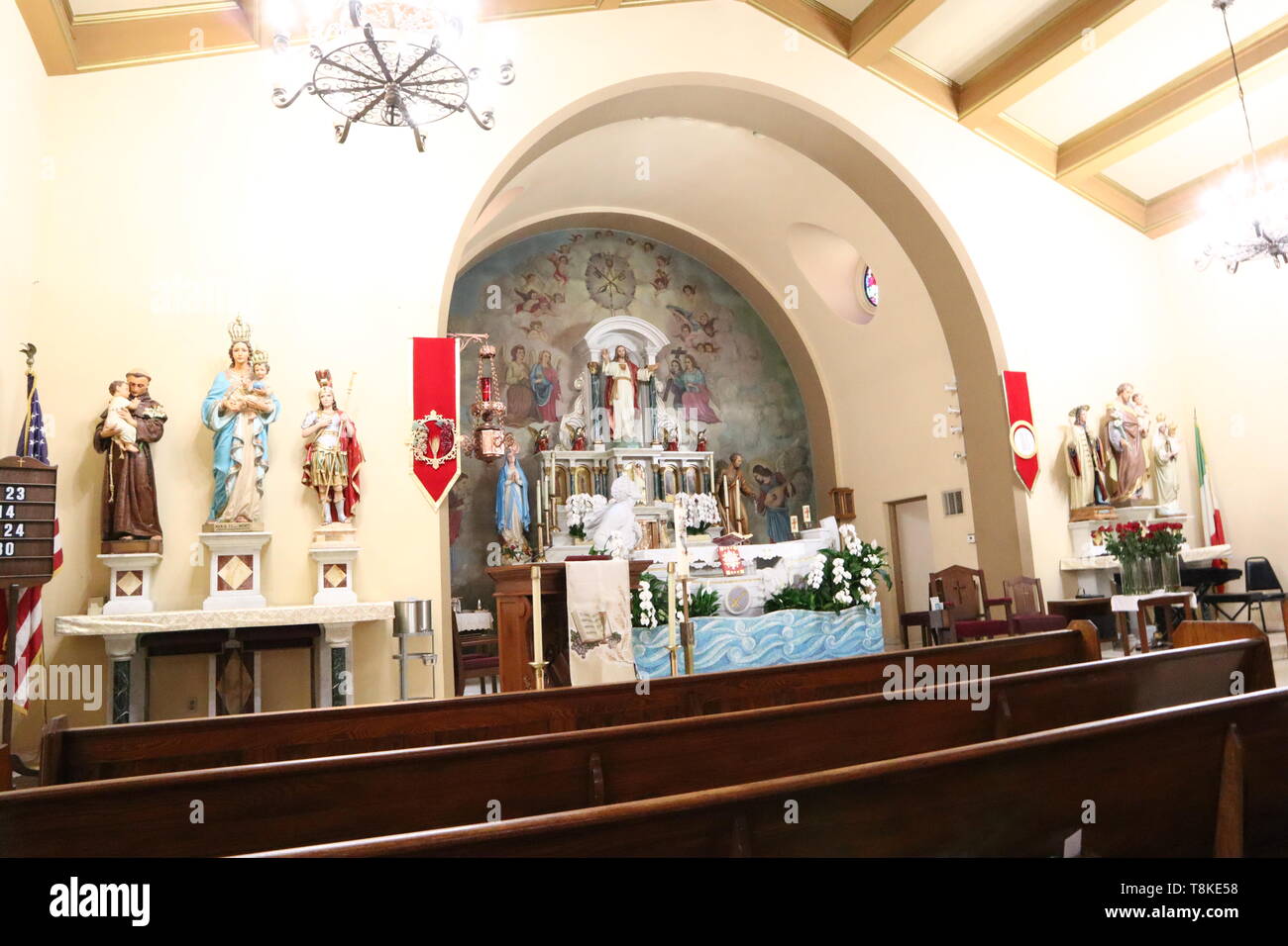 St. Peter's Italian Catholic Church in Los Angeles - California Stock ...