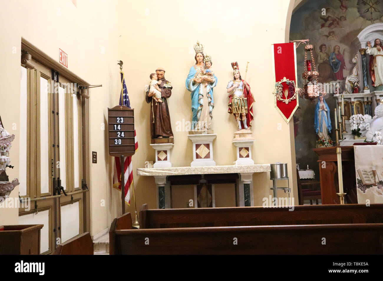 St. Peter's Italian Catholic Church in Los Angeles - California Stock ...