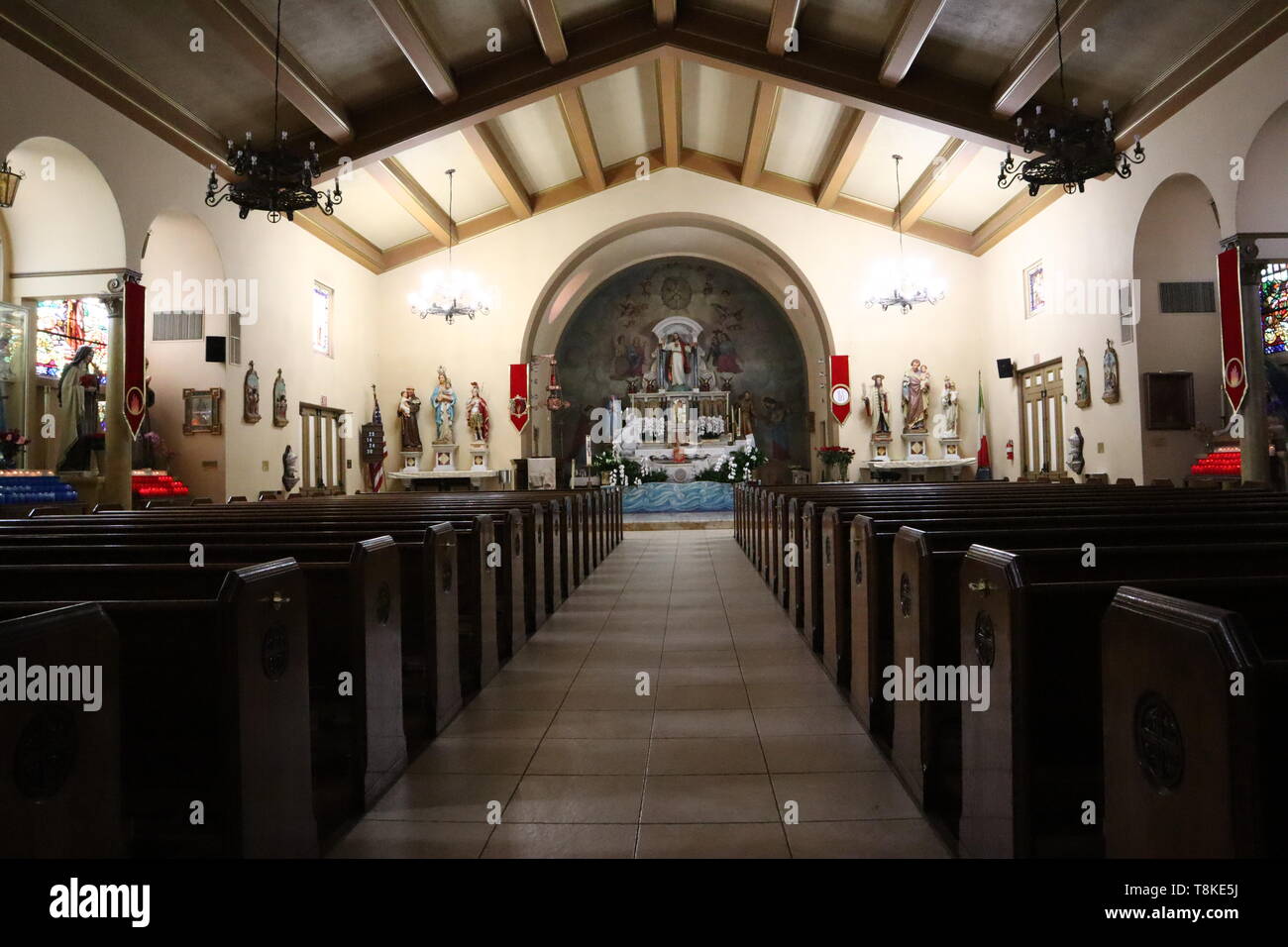 St. Peter's Italian Catholic Church in Los Angeles - California Stock ...