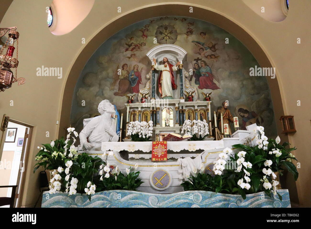 St. Peter's Italian Catholic Church in Los Angeles - California Stock ...