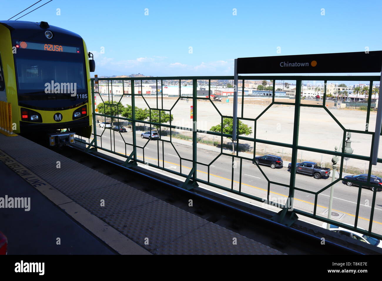 view of Los Angeles Metro Rail - Public Transport of Los Angeles county ...