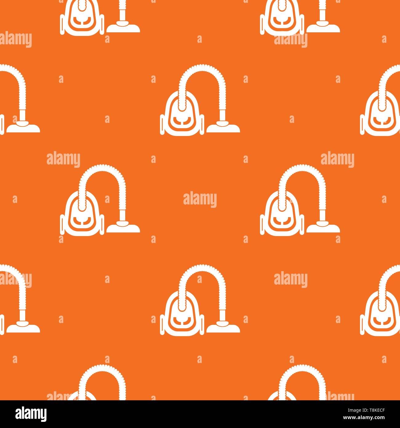 Vacuum cleaner pattern vector orange Stock Vector Image & Art - Alamy