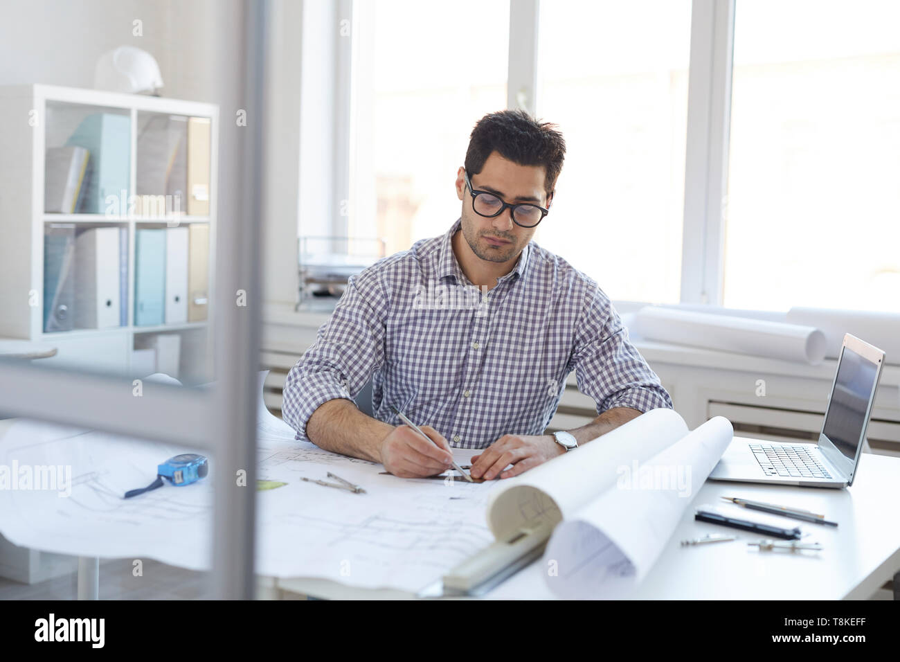 Engineer at Work Stock Photo - Alamy