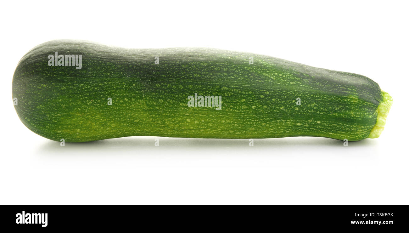 Fresh zucchini on white background Stock Photo - Alamy