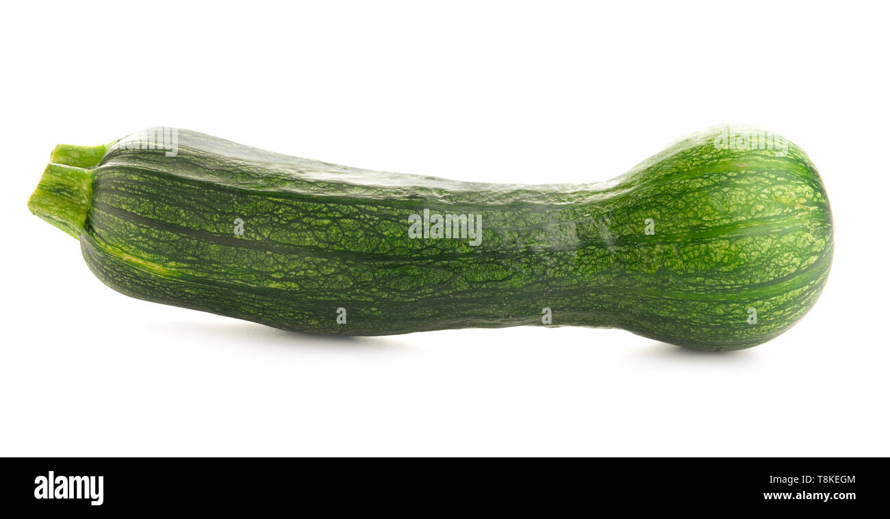 Fresh zucchini on white background Stock Photo - Alamy