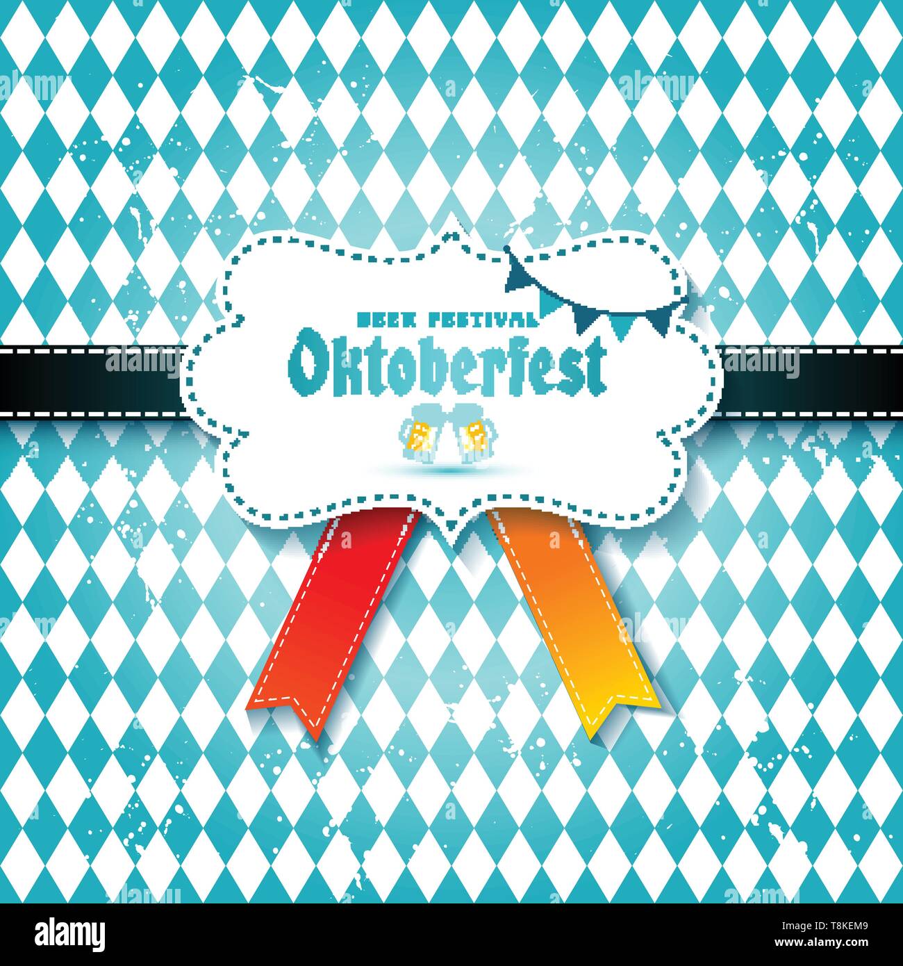 Oktoberfest Background Stock Vector Illustration Of Label Oktoberfest