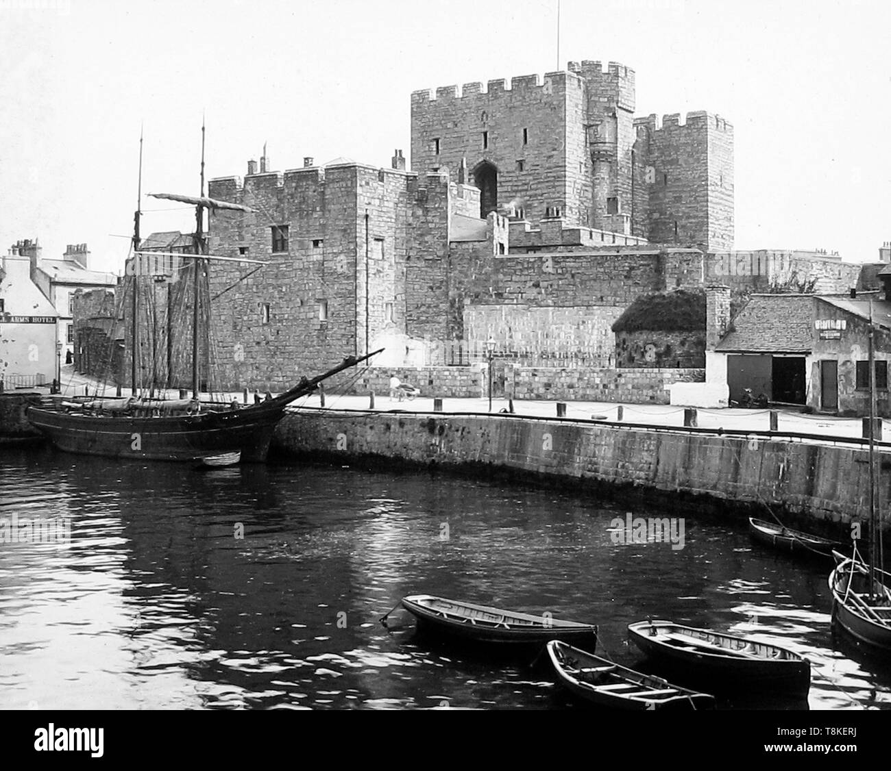 Castle Rushen, Isle of Man Stock Photo - Alamy
