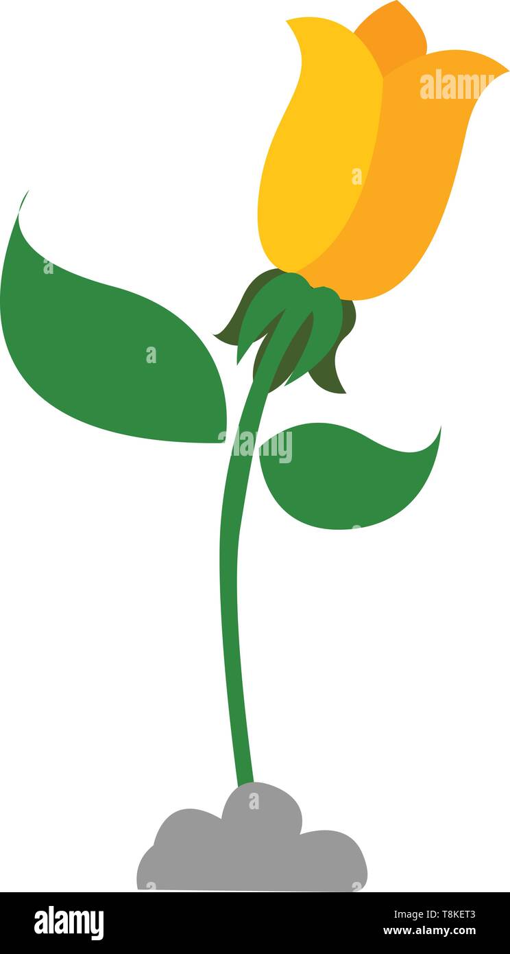 Stout flower stalk Stock Vector Images - Alamy