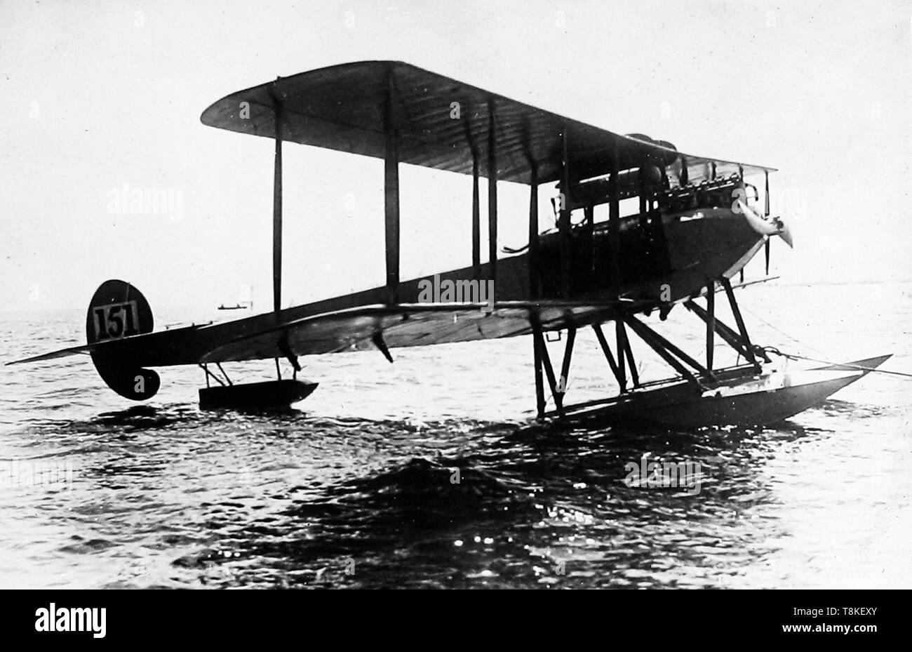 Seaplane biplane hi-res stock photography and images - Alamy