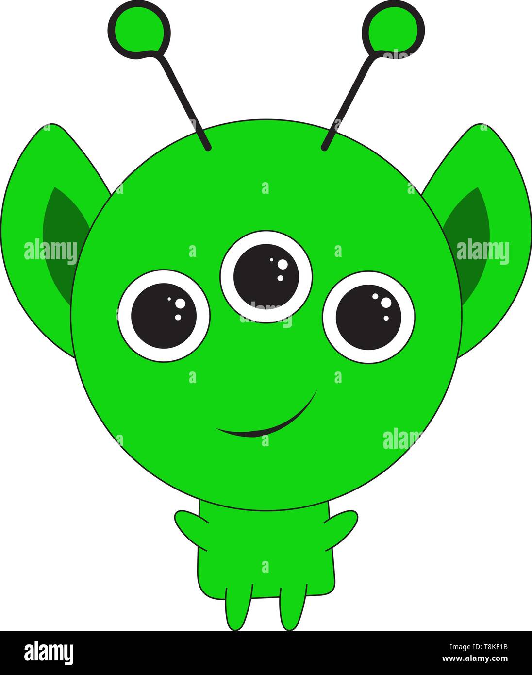 It an image of alien. The Aliens are considered different race living ...