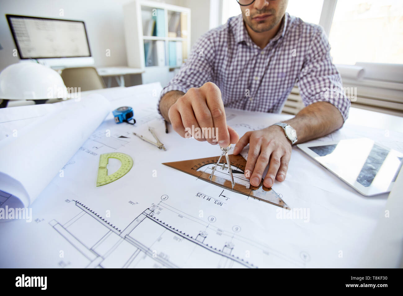 Close up civil engineer hi-res stock photography and images - Alamy