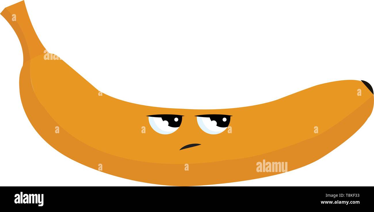 Curved yellow fruit Stock Vector Images - Alamy