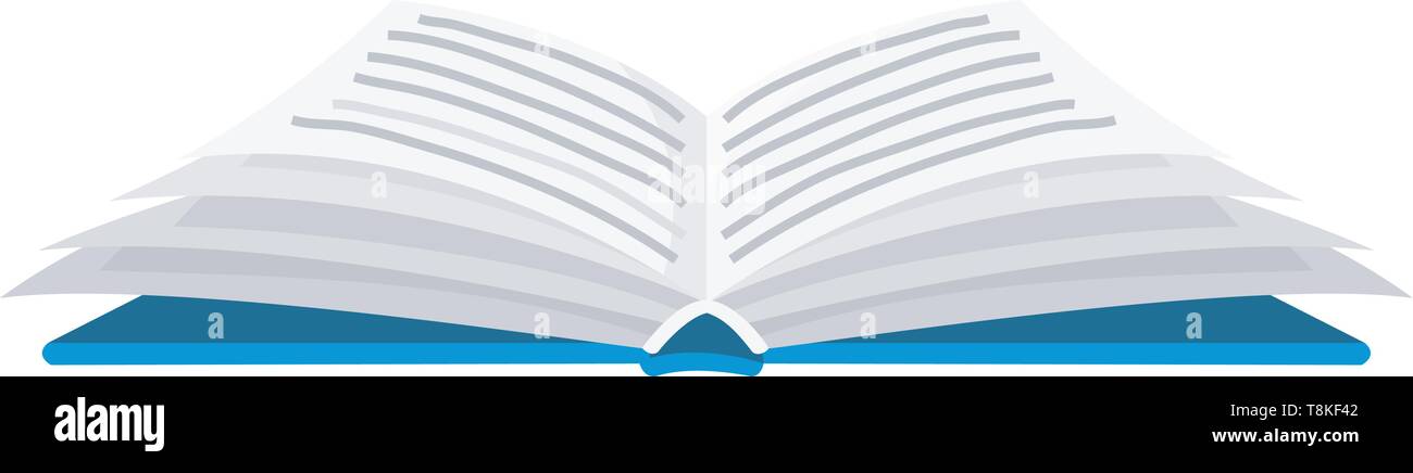 Open book for Lover of literature. Encyclopedias for reading. Inverted ...