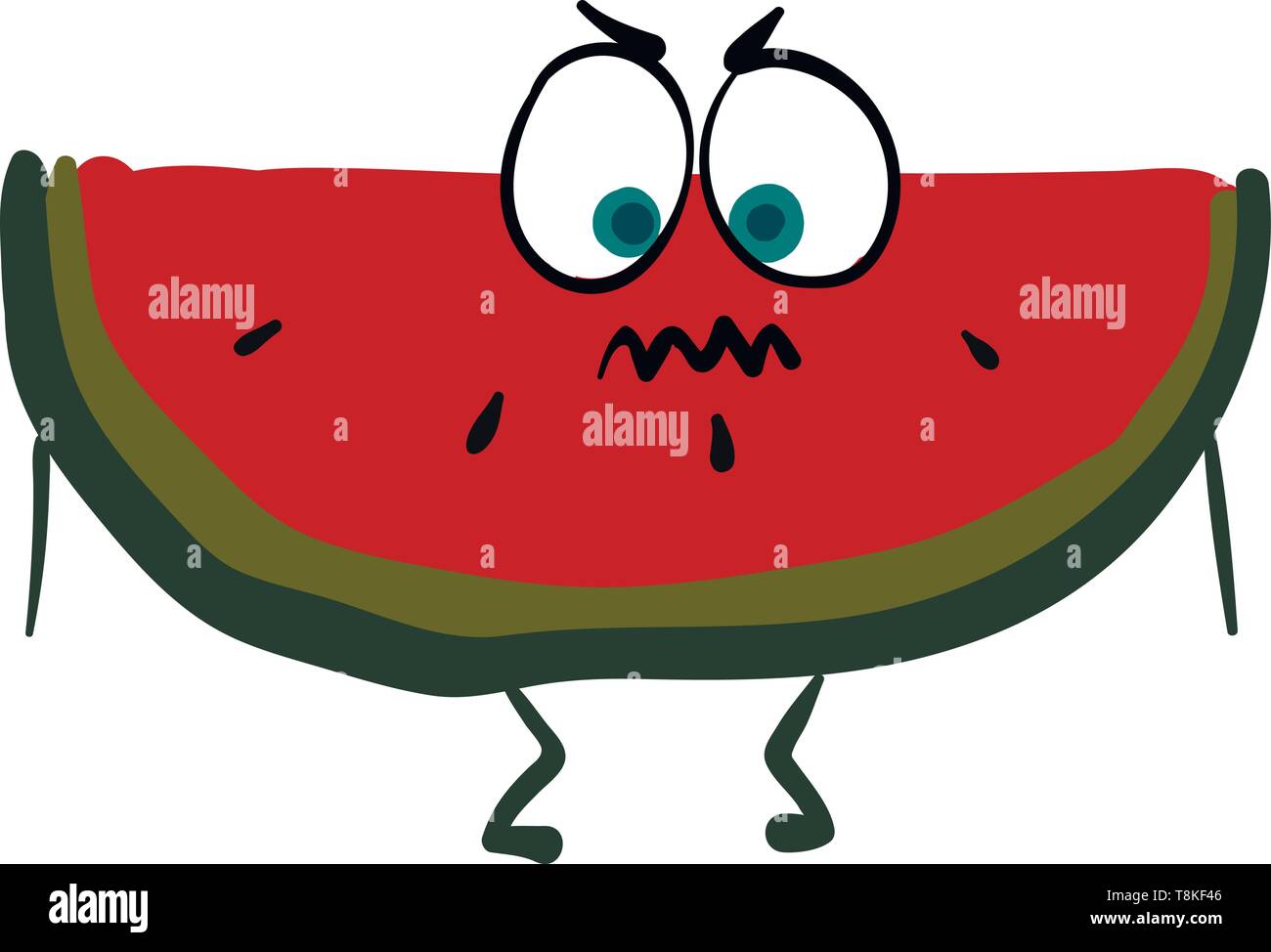 Sweet oval melon Stock Vector Images - Alamy