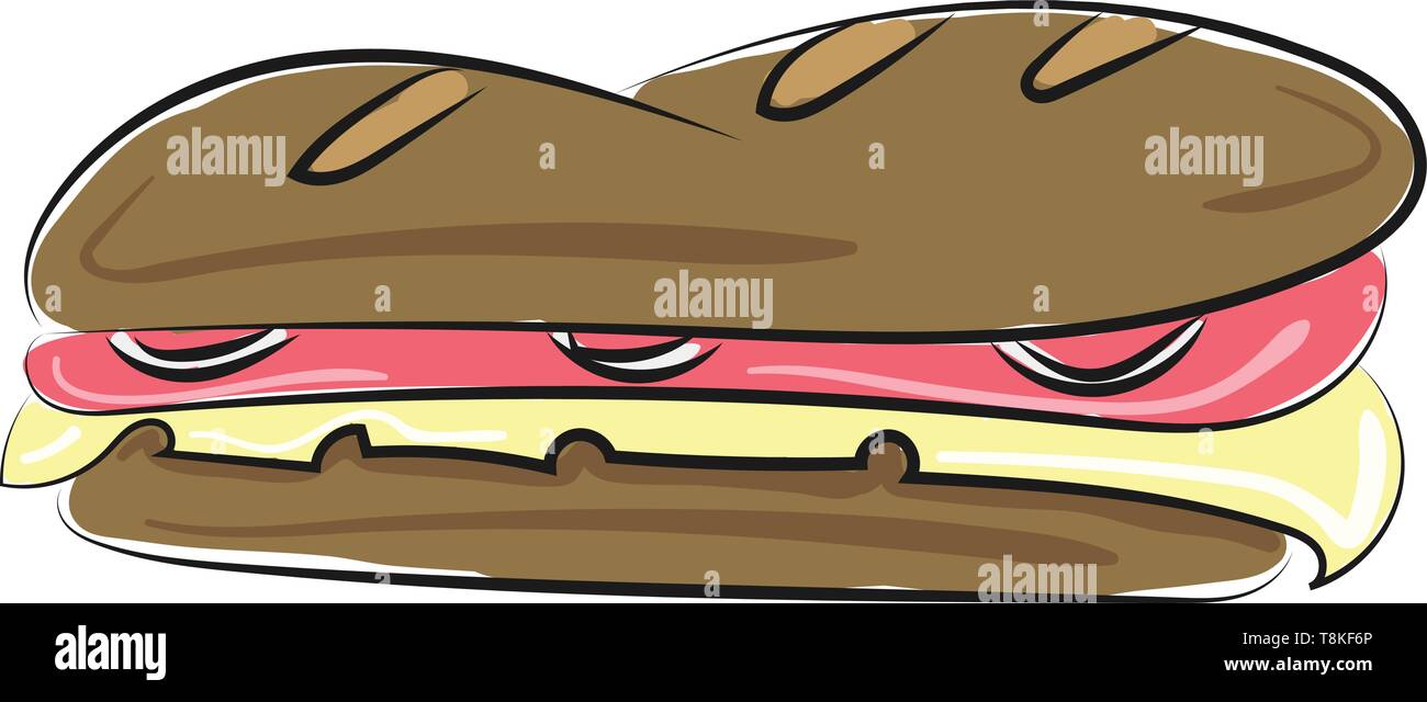 How To Draw A Sandwich
