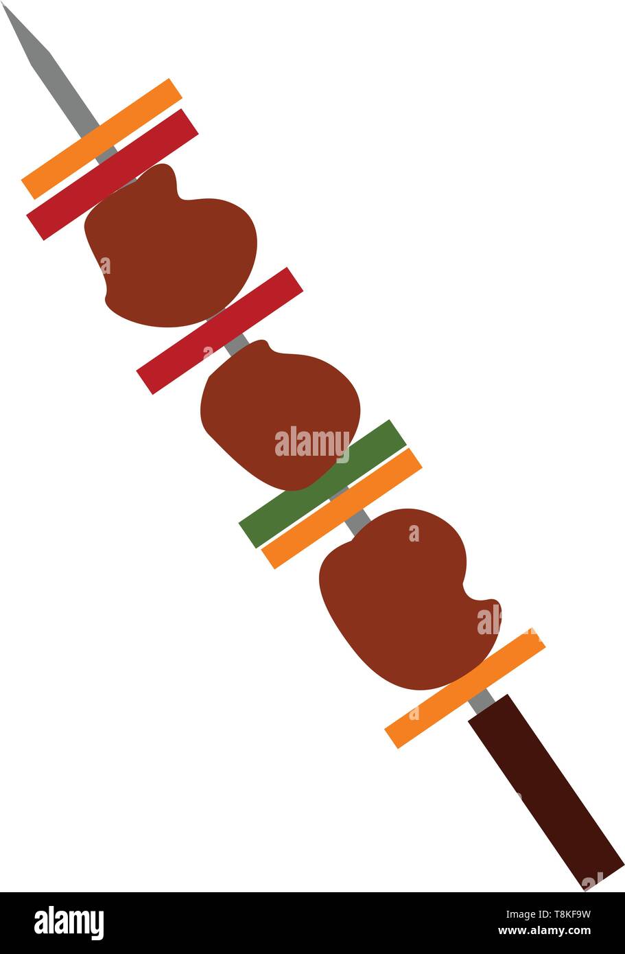 Food on fire Stock Vector Images - Alamy