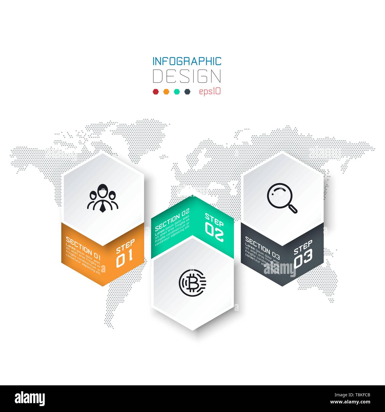 Hexagon with groups icon hi-res stock photography and images - Alamy
