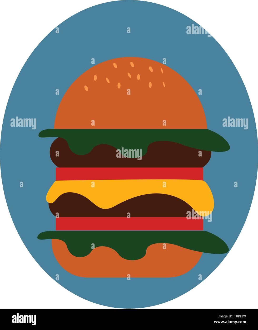 Fresh slice beef fried Stock Vector Images - Alamy